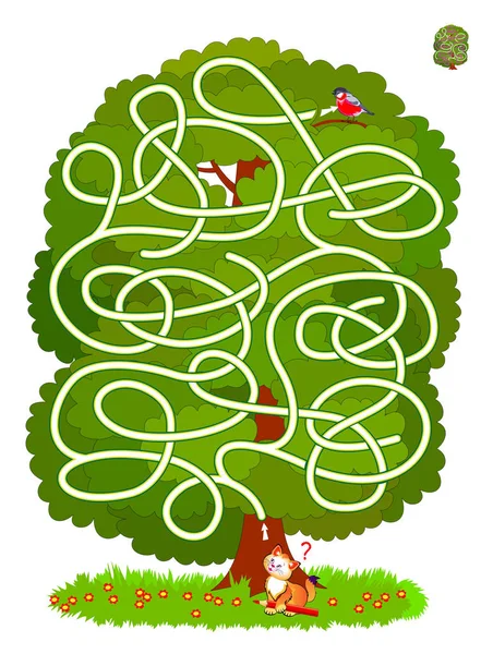 Logic Puzzle Game Children Labyrinth Printable Worksheet Math Textbook ...