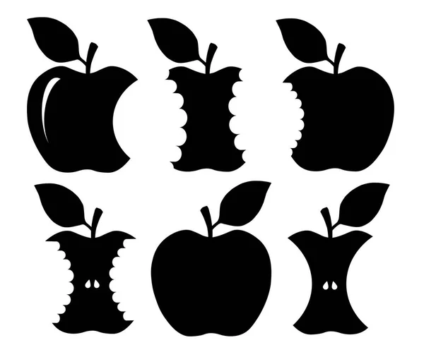 ᐈ Half eaten apple stock vectors, Royalty Free half eaten apples ...