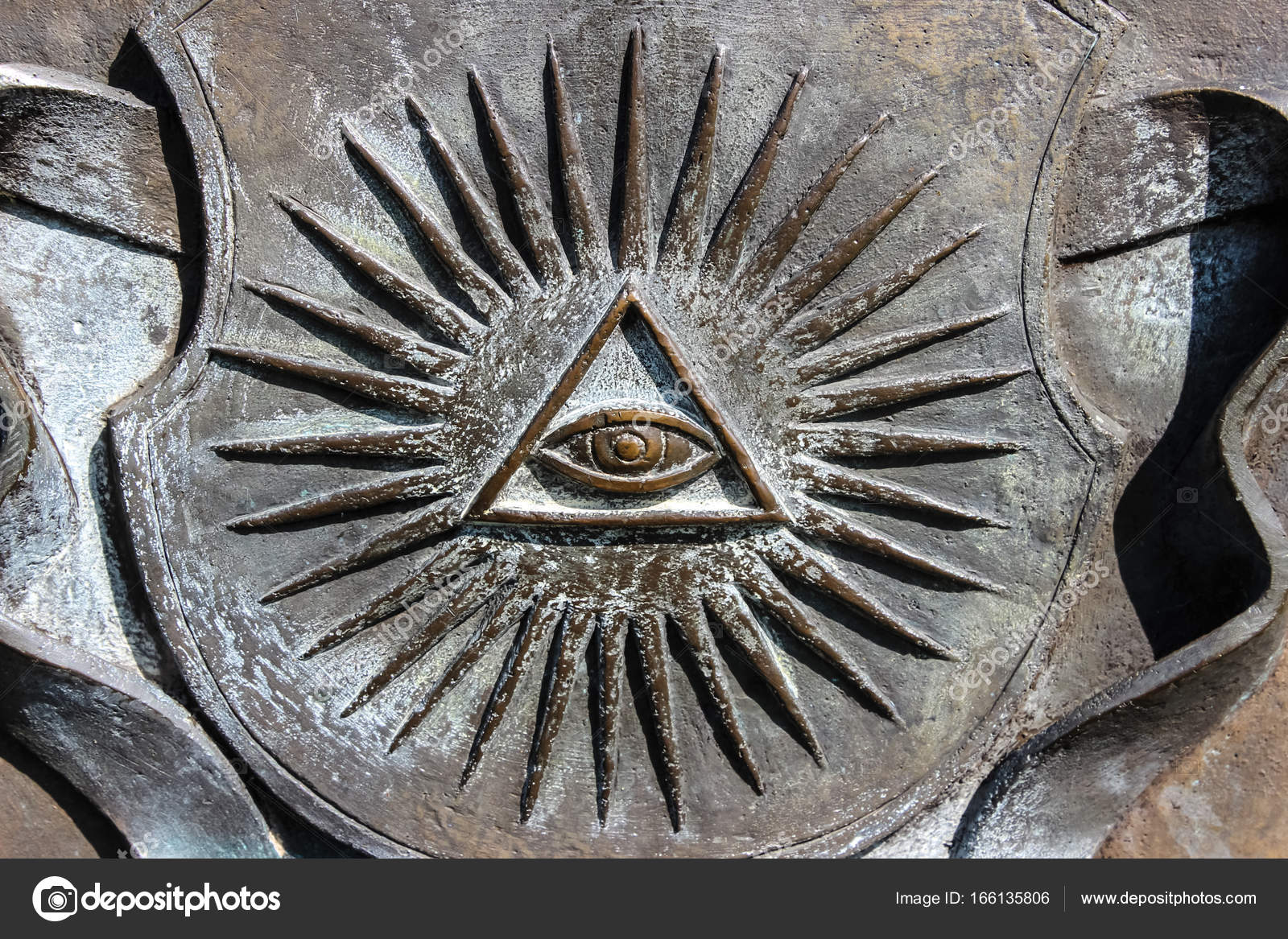 All-seeing eye with rays , symbol — Stock Photo © Irusetka.yandex.ru ...