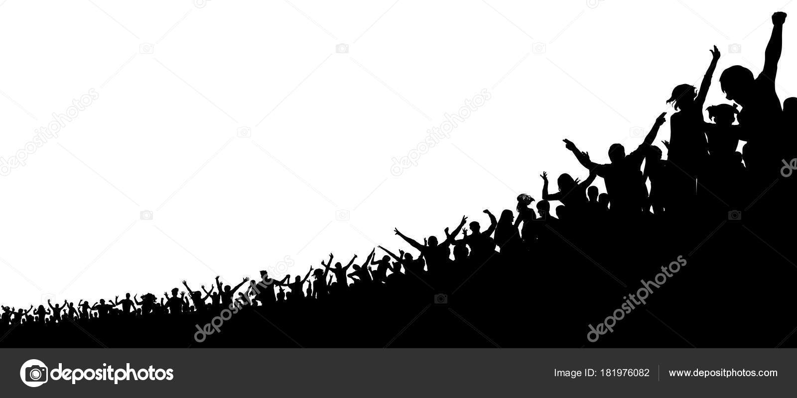 Sports Crowd Silhouette