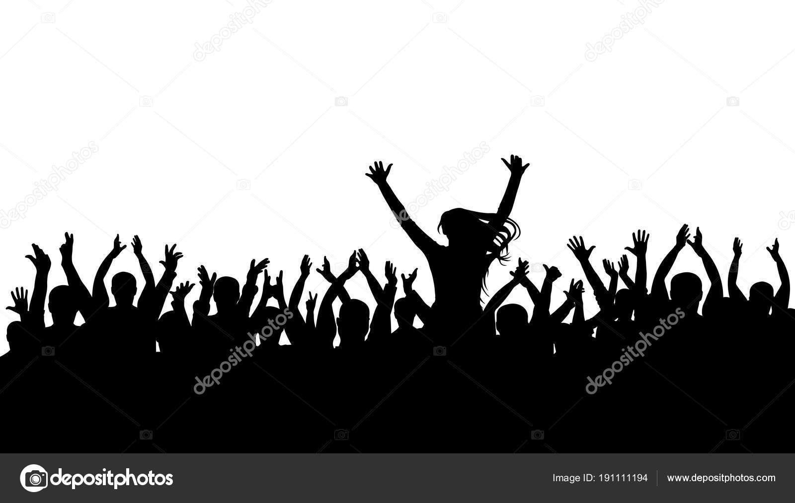 Concert Crowd Silhouette