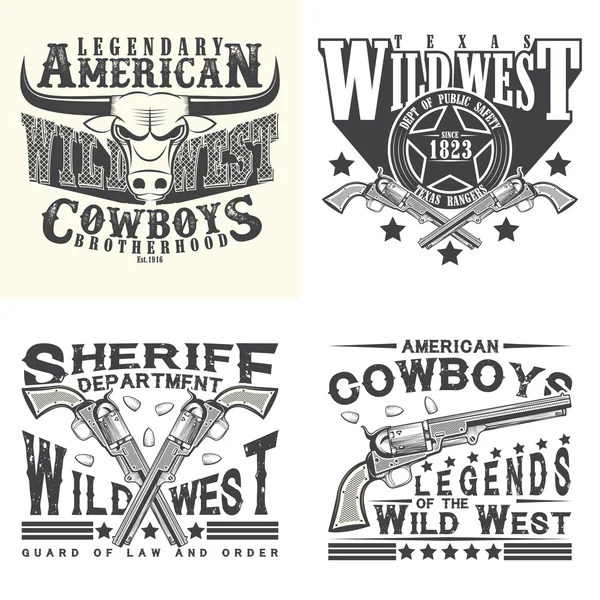 ᐈ Western emblems stock vectors, Royalty Free western emblem ...
