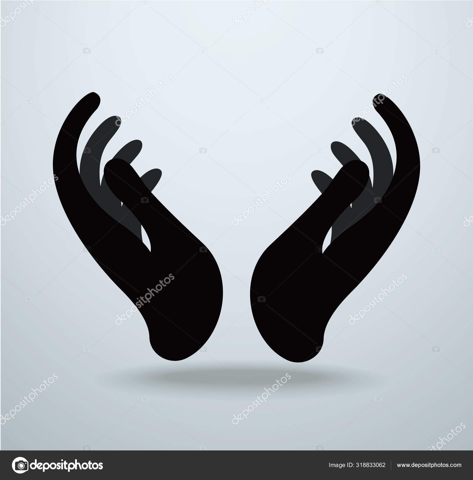 Hands Holding Design Vector Hands Pray Logo Stock Vector by ©h.santima ... Hands Holding Design Vector Hands Pray Logo Stock Vector by ©h.santima ...