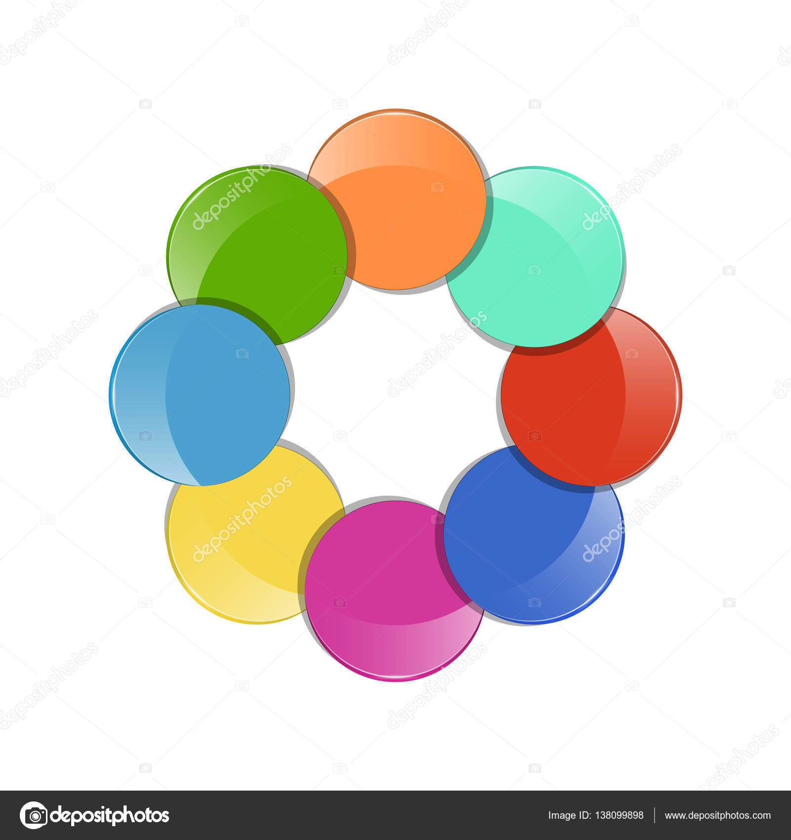 Color circle Vector Stock Vector by ©Chekky 138099898
