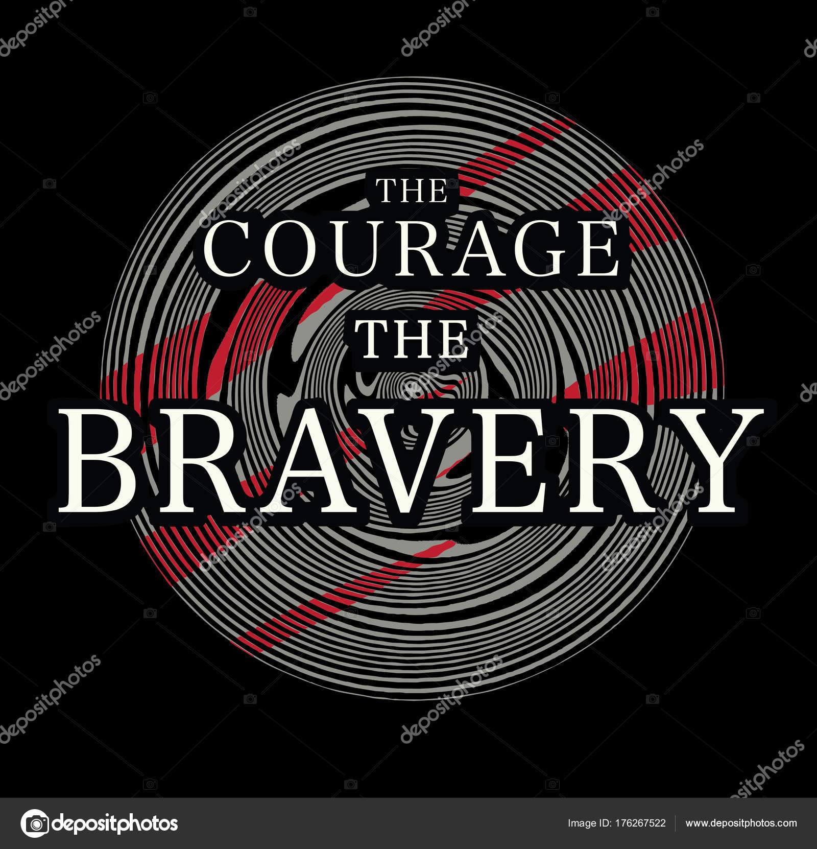 Image vectorielle Le courage la bravoure par ©VECTURE - 176267522
