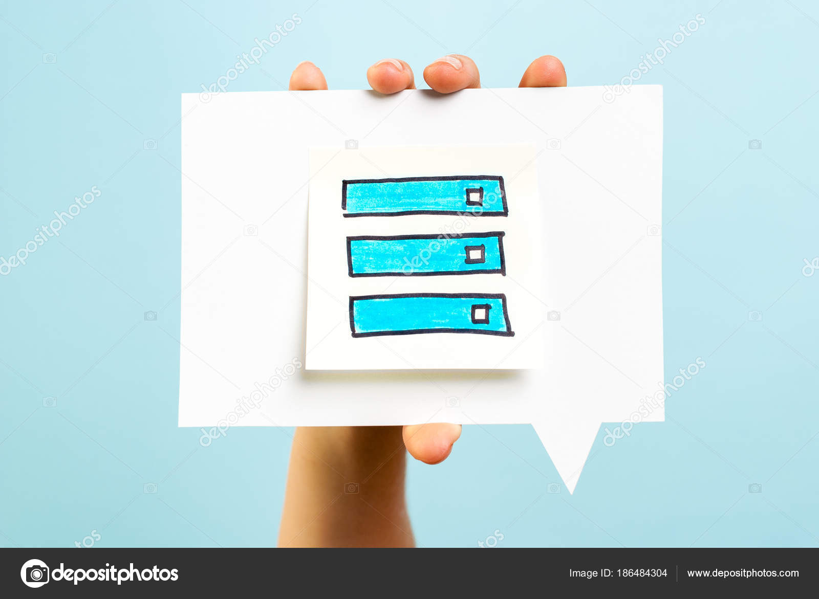 Check list concept on speech bubble — Stock Photo © zakokor #186484304