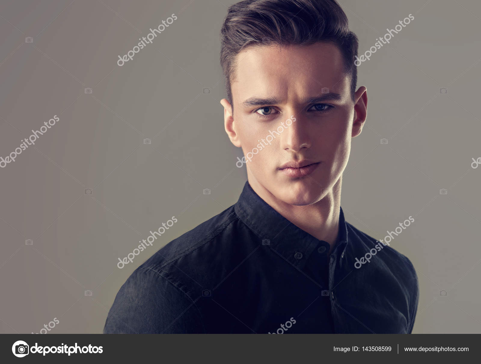 Fashion portrait of a handsome man Stock Photo by ©Sofia_Zhuravets ...