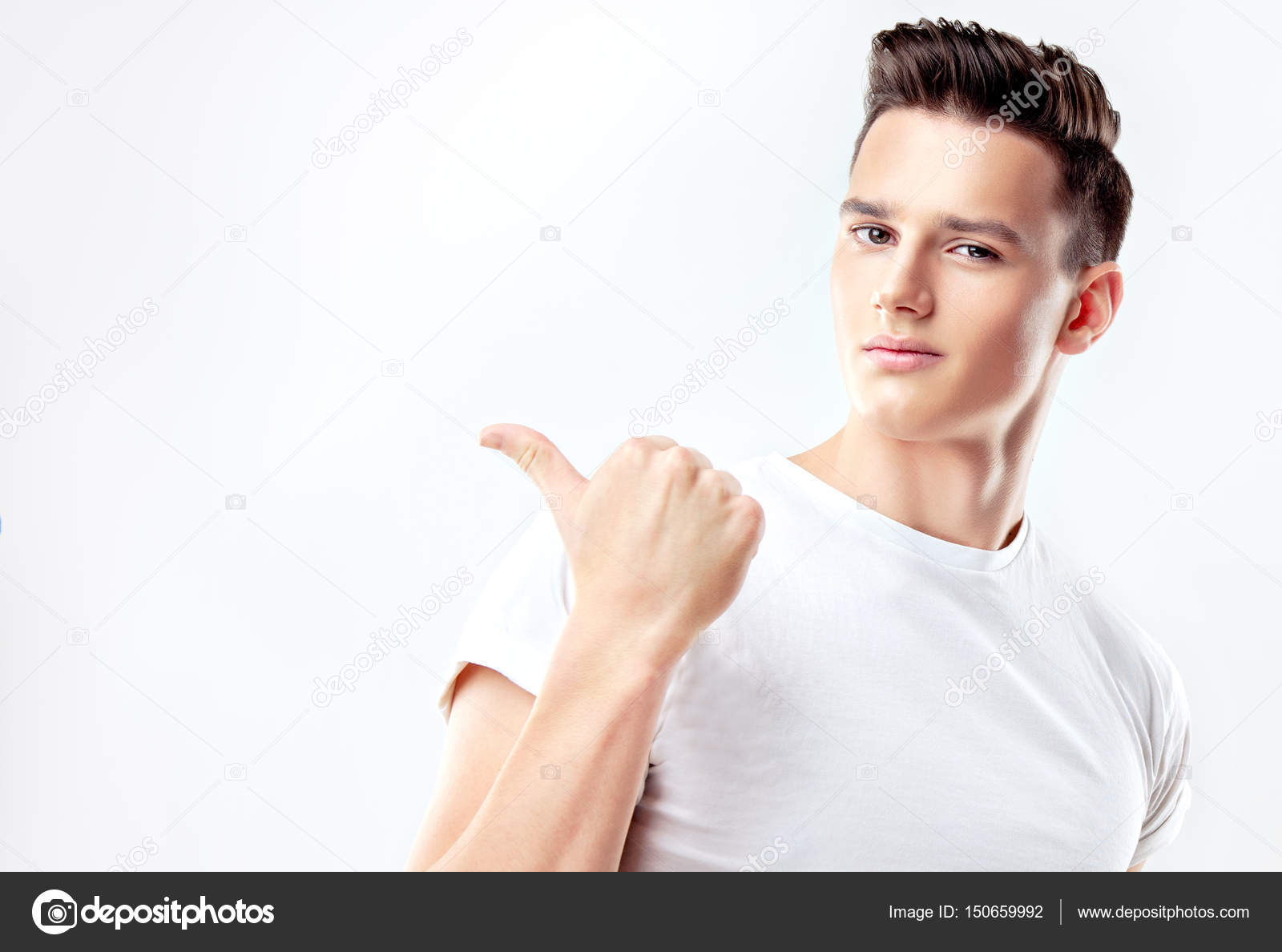 Man with facial expressions Stock Photo by ©Sofia_Zhuravets 150659992