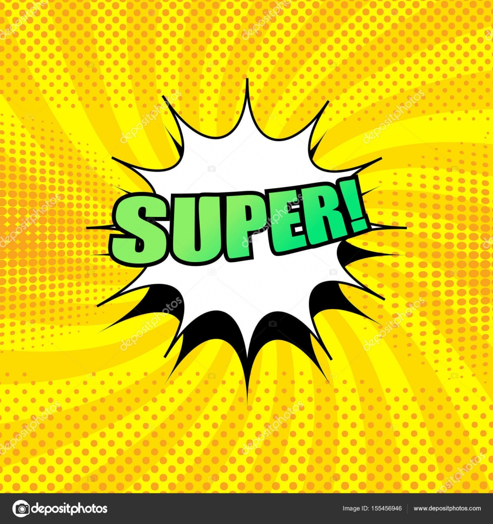 Super wording comic cartoon Stock Vector by ©Petersenurecoff.gmail.com ...
