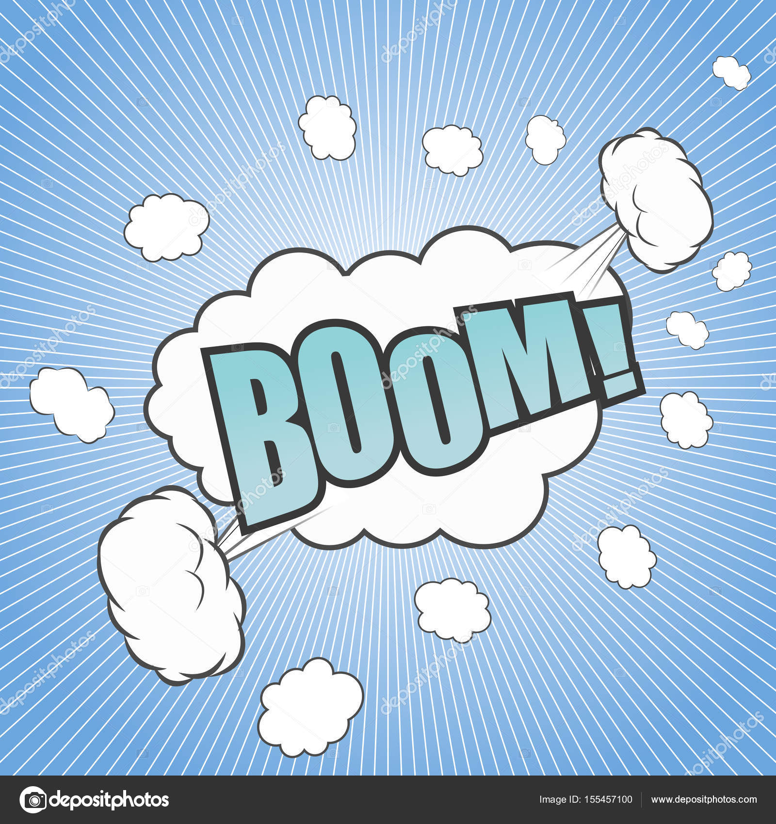 Comic boom cartoon Stock Vector Image by ©Petersenurecoff.gmail.com ...