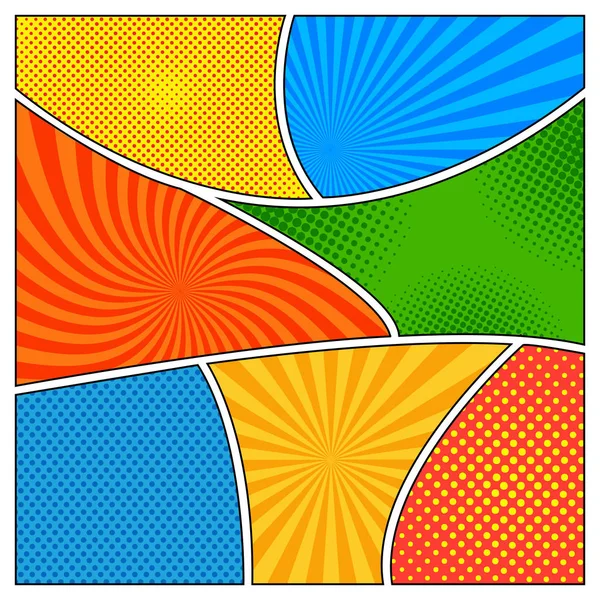 Big set of comic book backgrounds Stock Vector Image by ...
