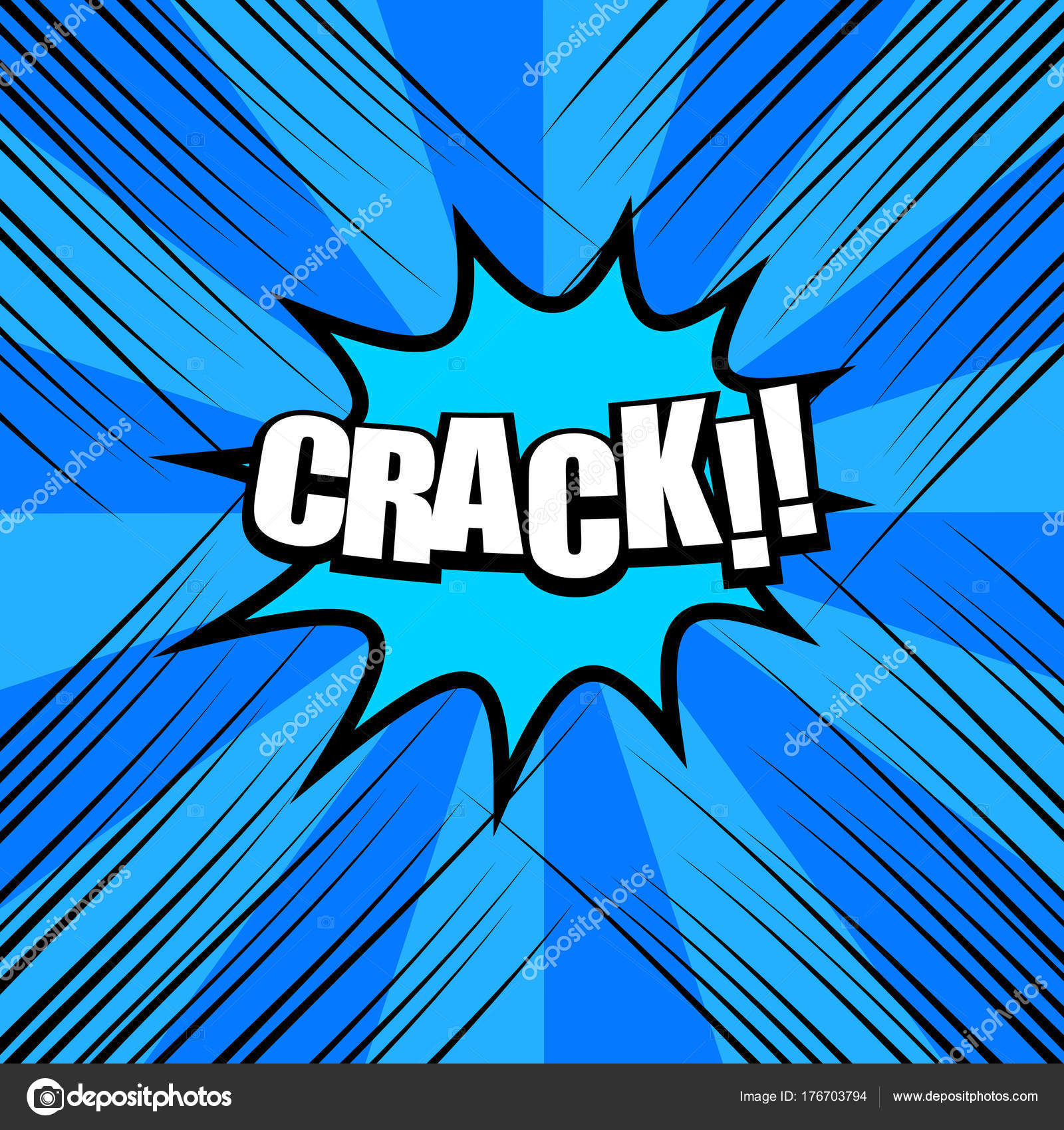 Comic book blue template Stock Vector by ©Petersenurecoff.gmail.com ...