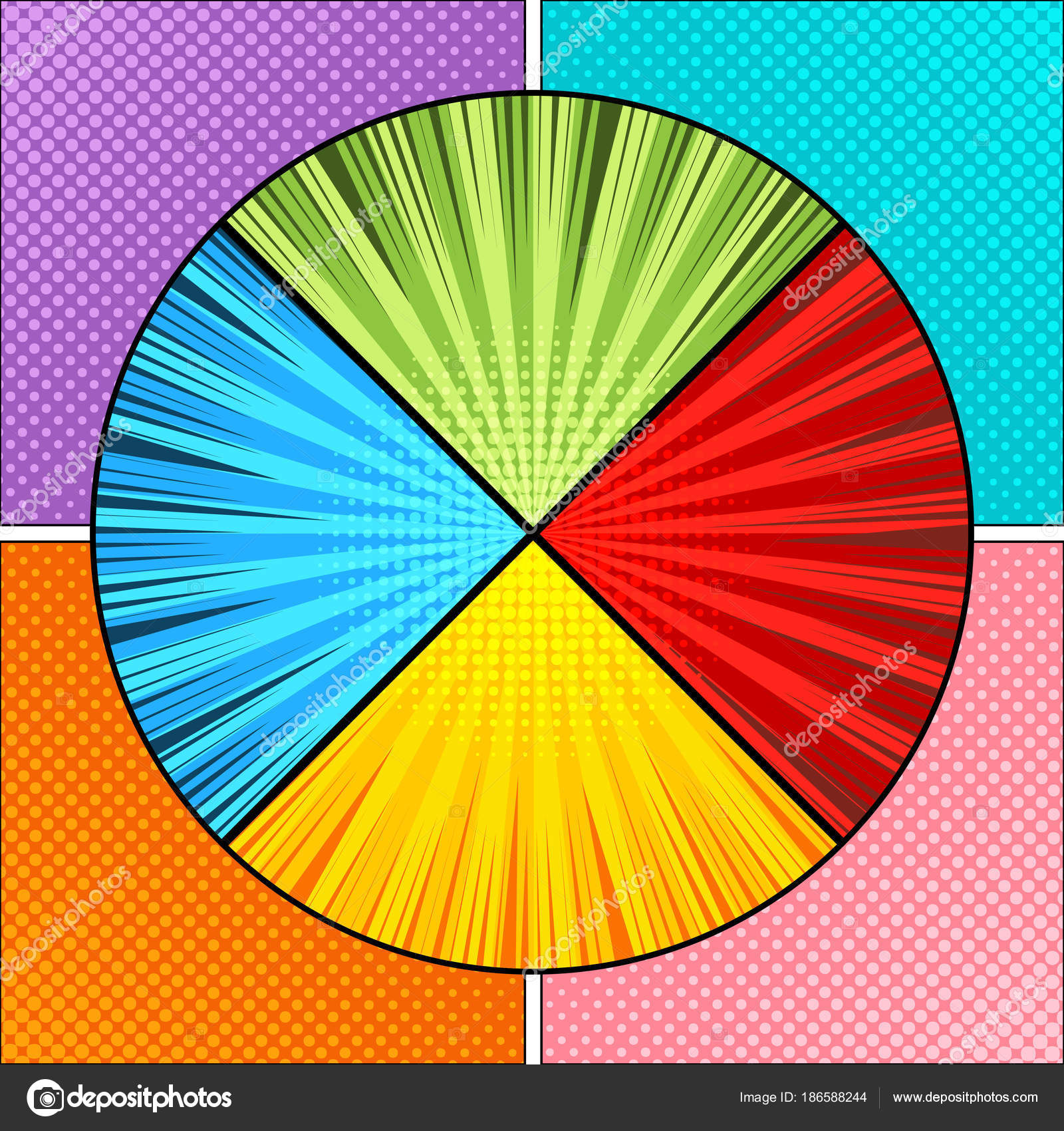 Comic book page colorful background Stock Vector Image by ...