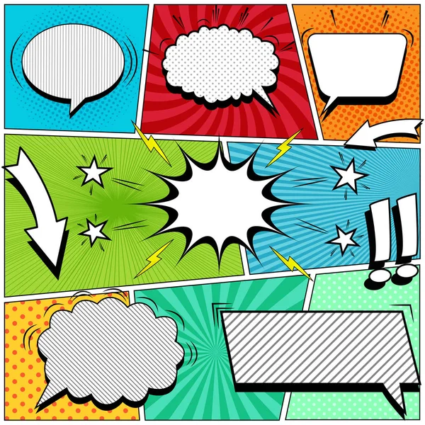 Comic book page composition Stock Vector Image by ©Petersenurecoff ...
