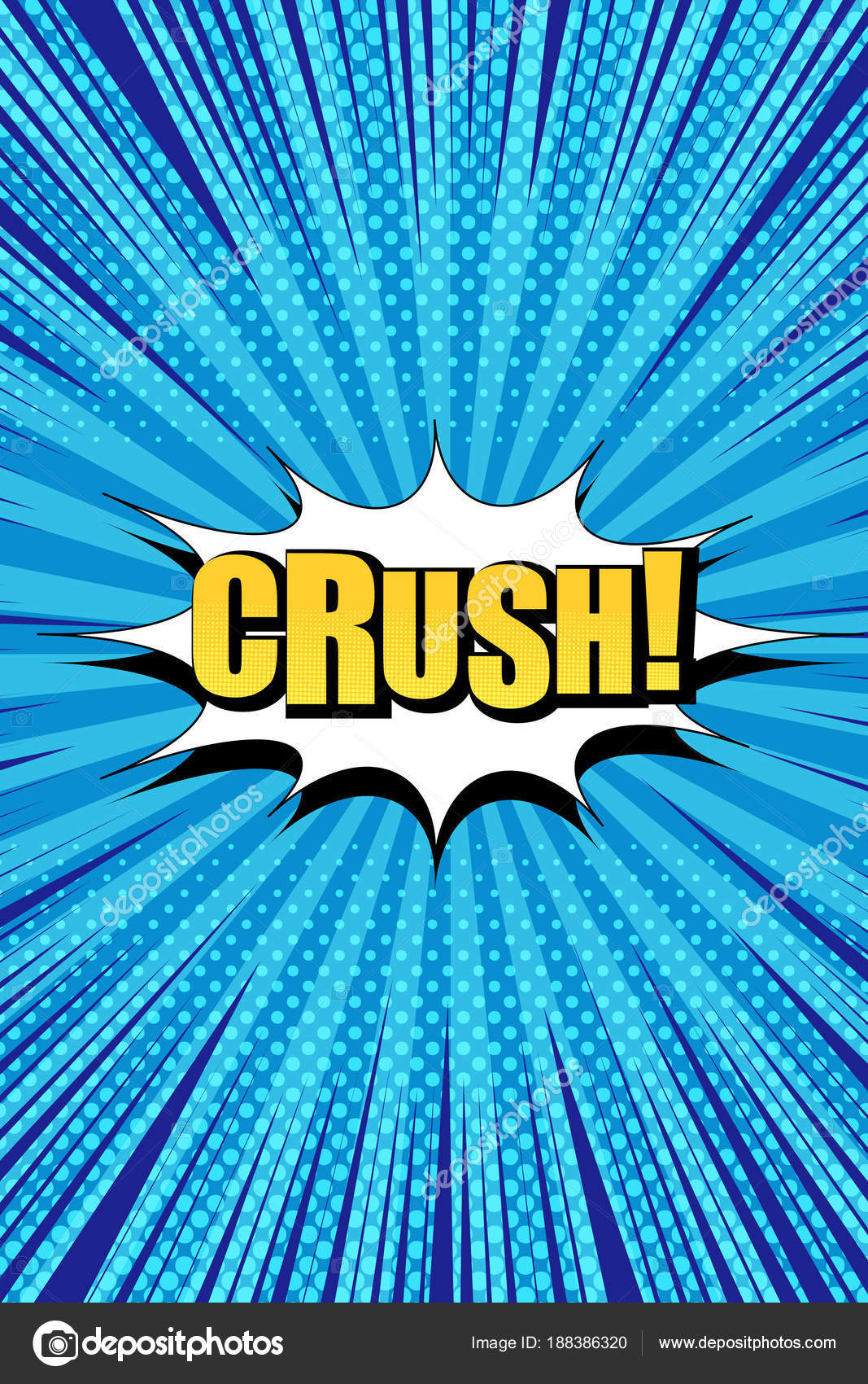 Comic page vertical blue poster Stock Vector by ©Petersenurecoff.gmail ...