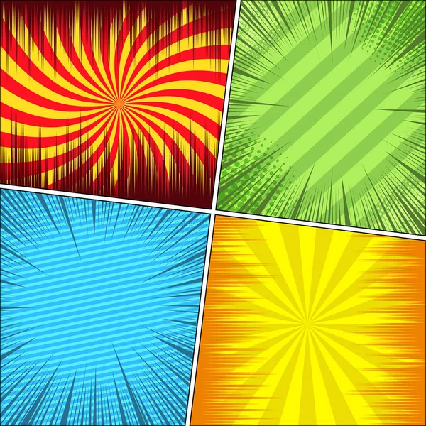 Comic book page colorful background Stock Vector Image by ...