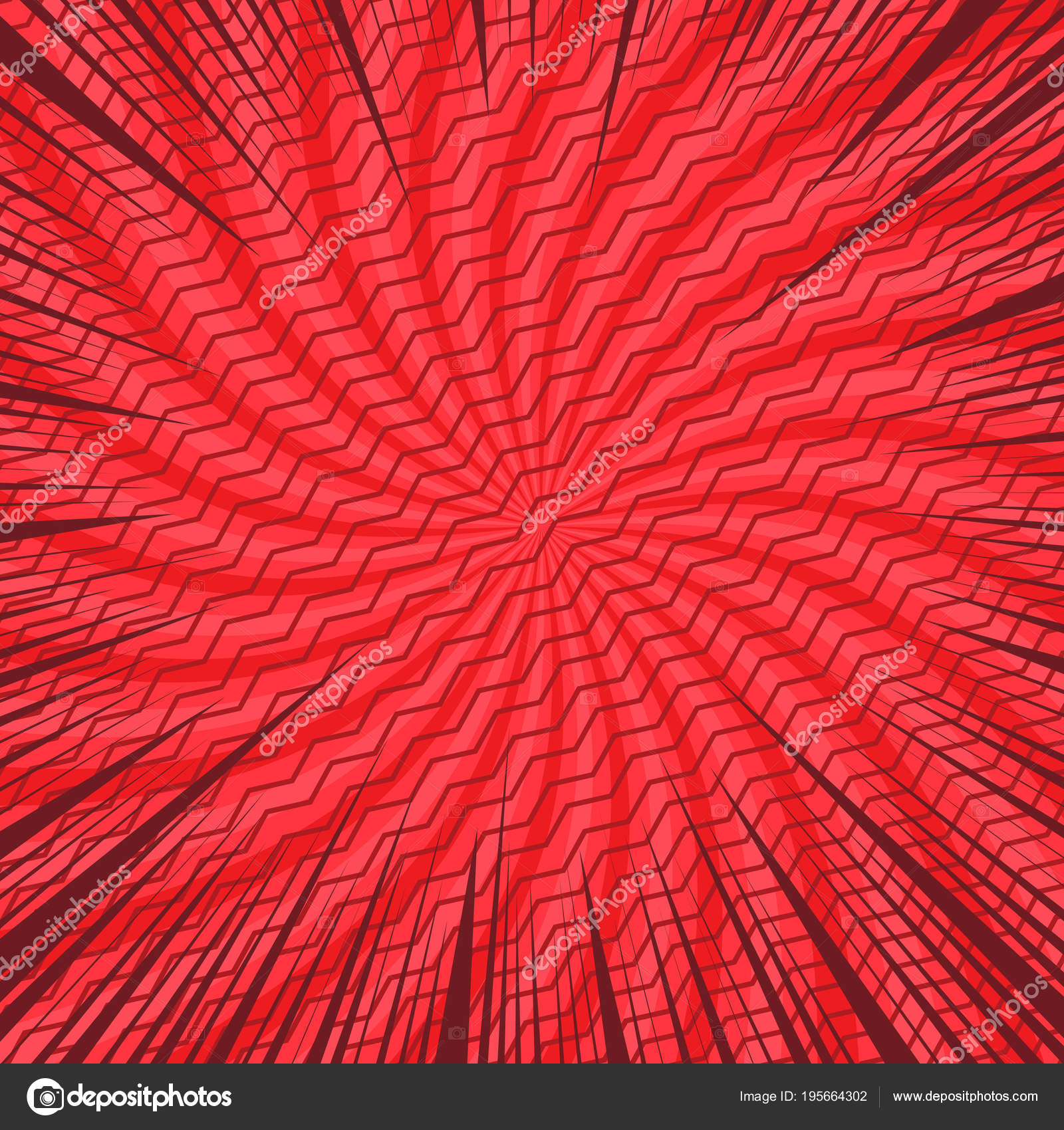 Comic book page red concept Stock Vector by ©Petersenurecoff.gmail.com ...