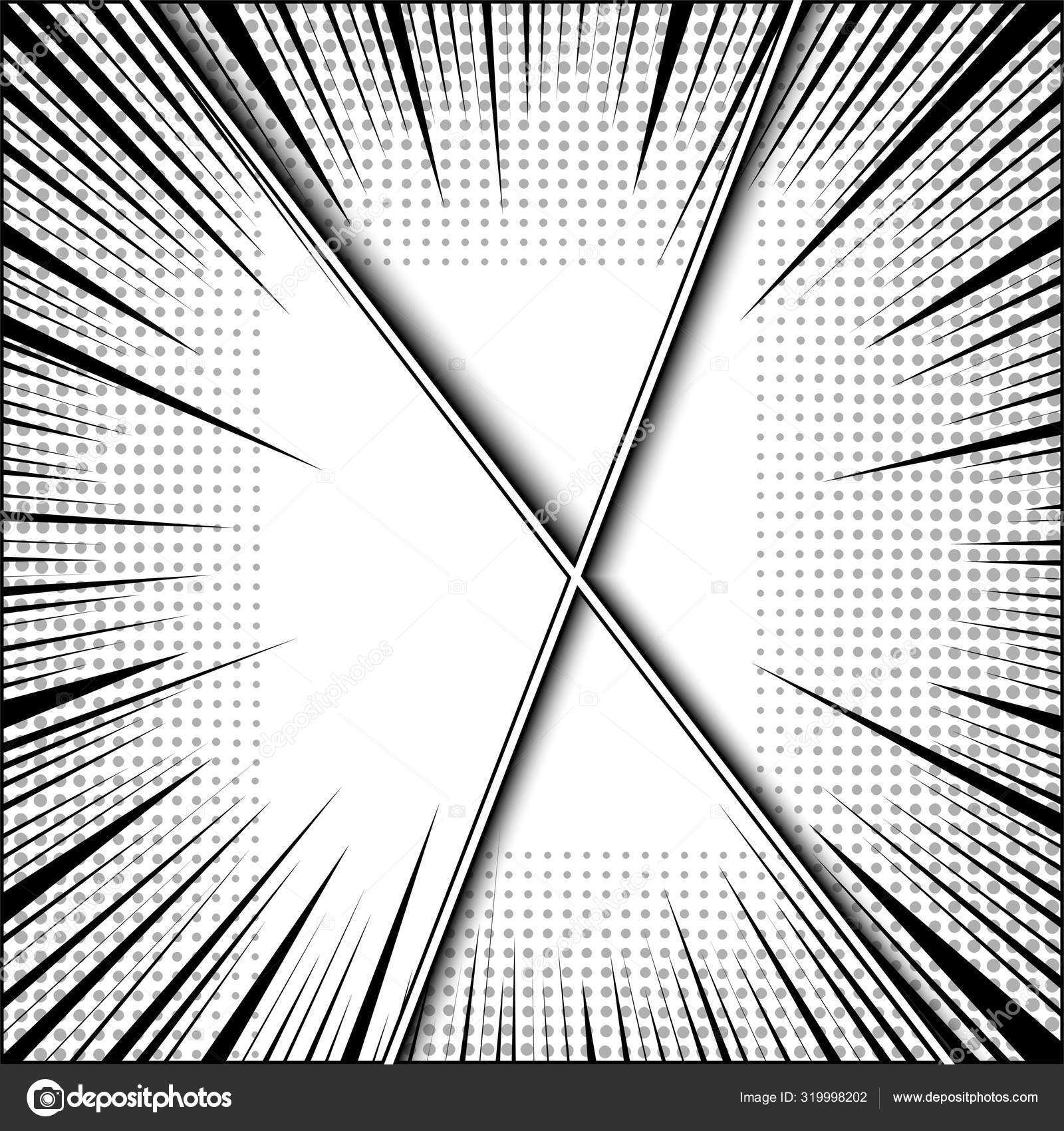 Dynamic monochome comic composition Stock Vector by ©Petersenurecoff ...