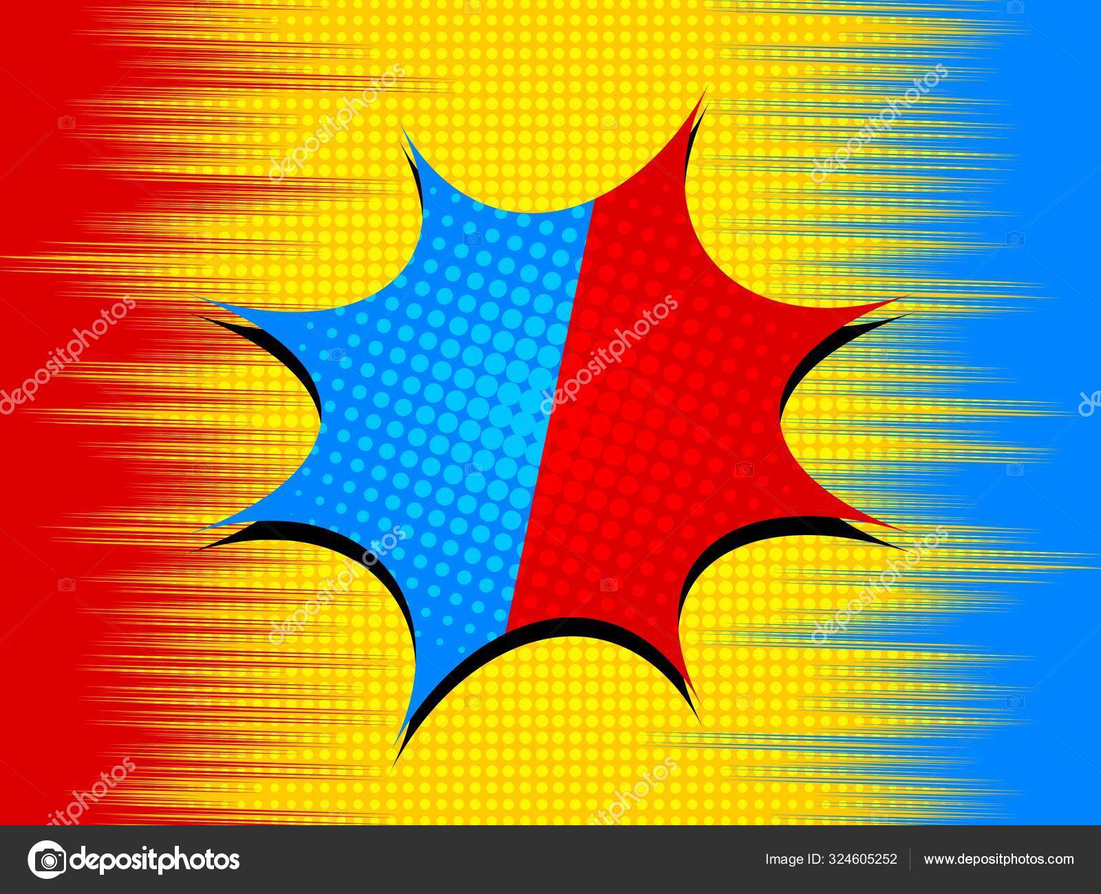 Comic fight concept Stock Vector by ©Petersenurecoff.gmail.com 324605252