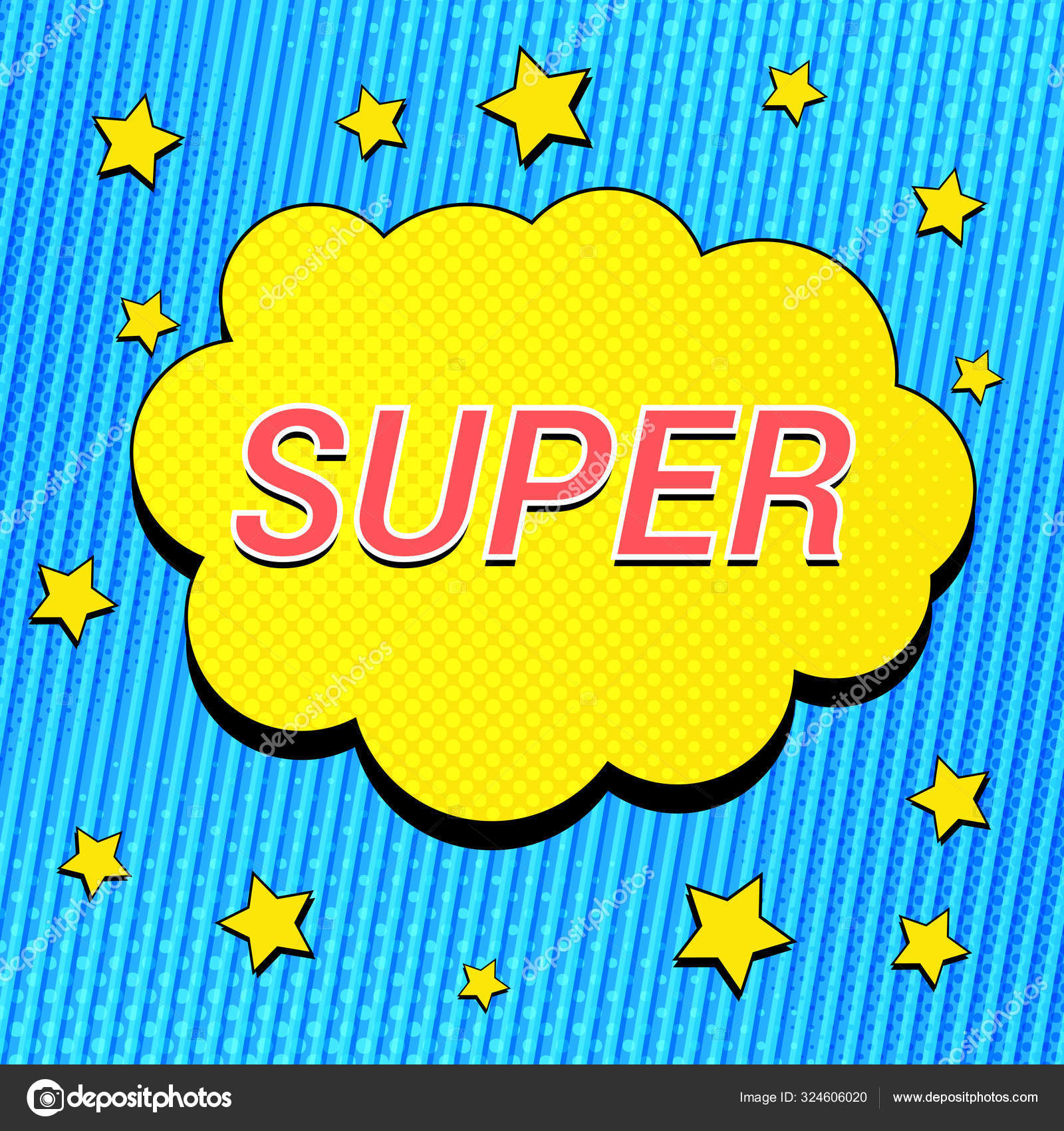 Comic bright super concept Stock Vector by ©Petersenurecoff.gmail.com ...
