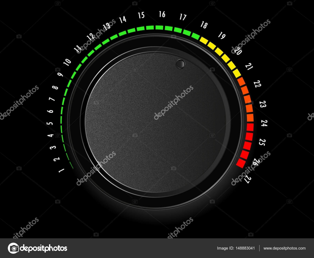 Volume control dial Stock Vector by ©denpovstin.gmail.com 148883041