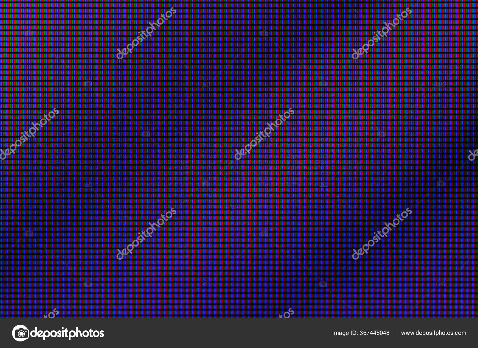 Closeup Rgb Led Diode Led Led Monitor Computer Screen Display — Stock ...