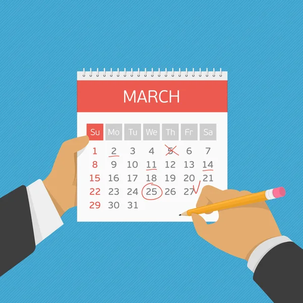 Planning calendar Vector Art Stock Images | Depositphotos