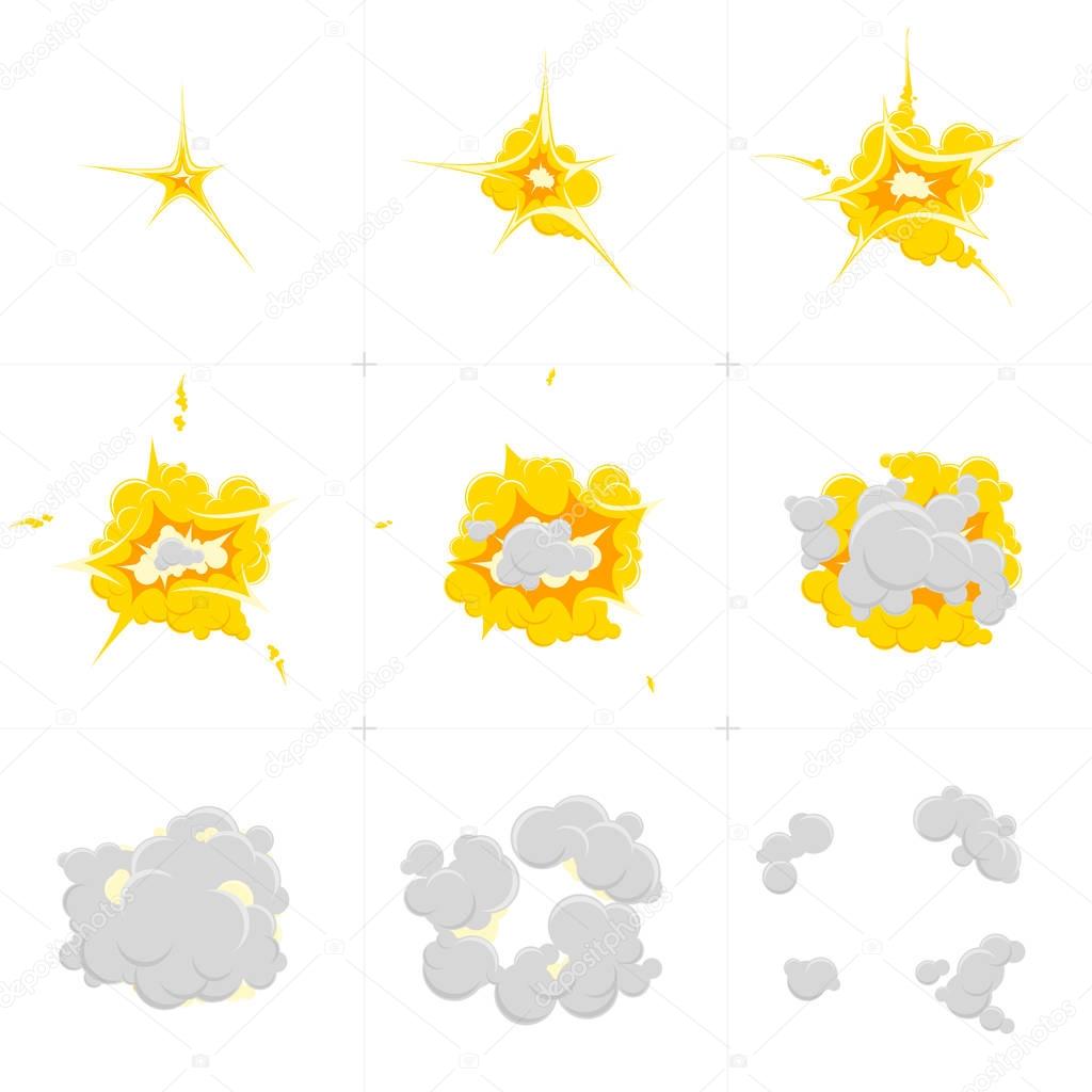 Explosi n de animaci n en blanco. 2024