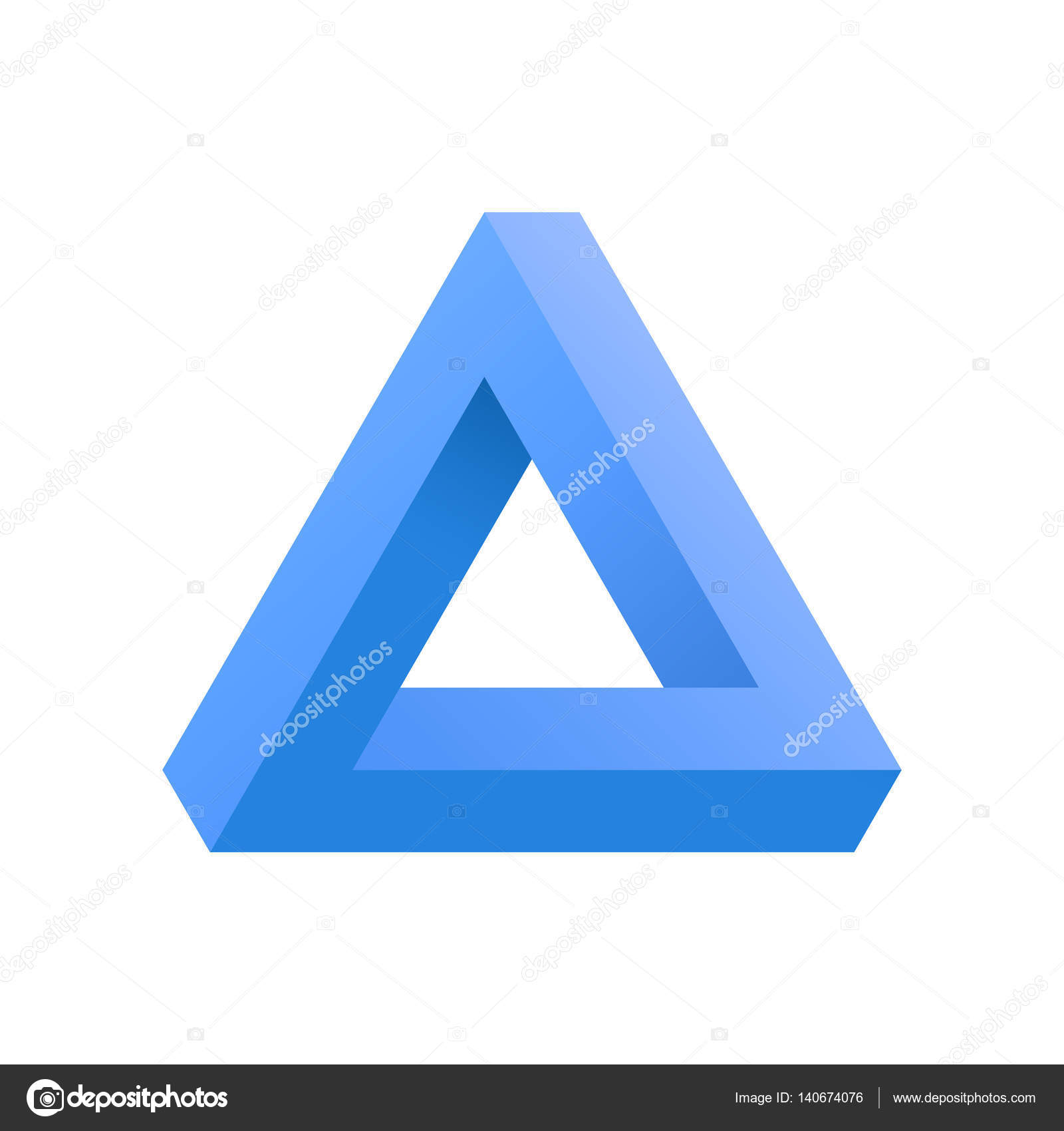 Penrose triangle icon. Stock Vector Image by ©art-sonik #140674076