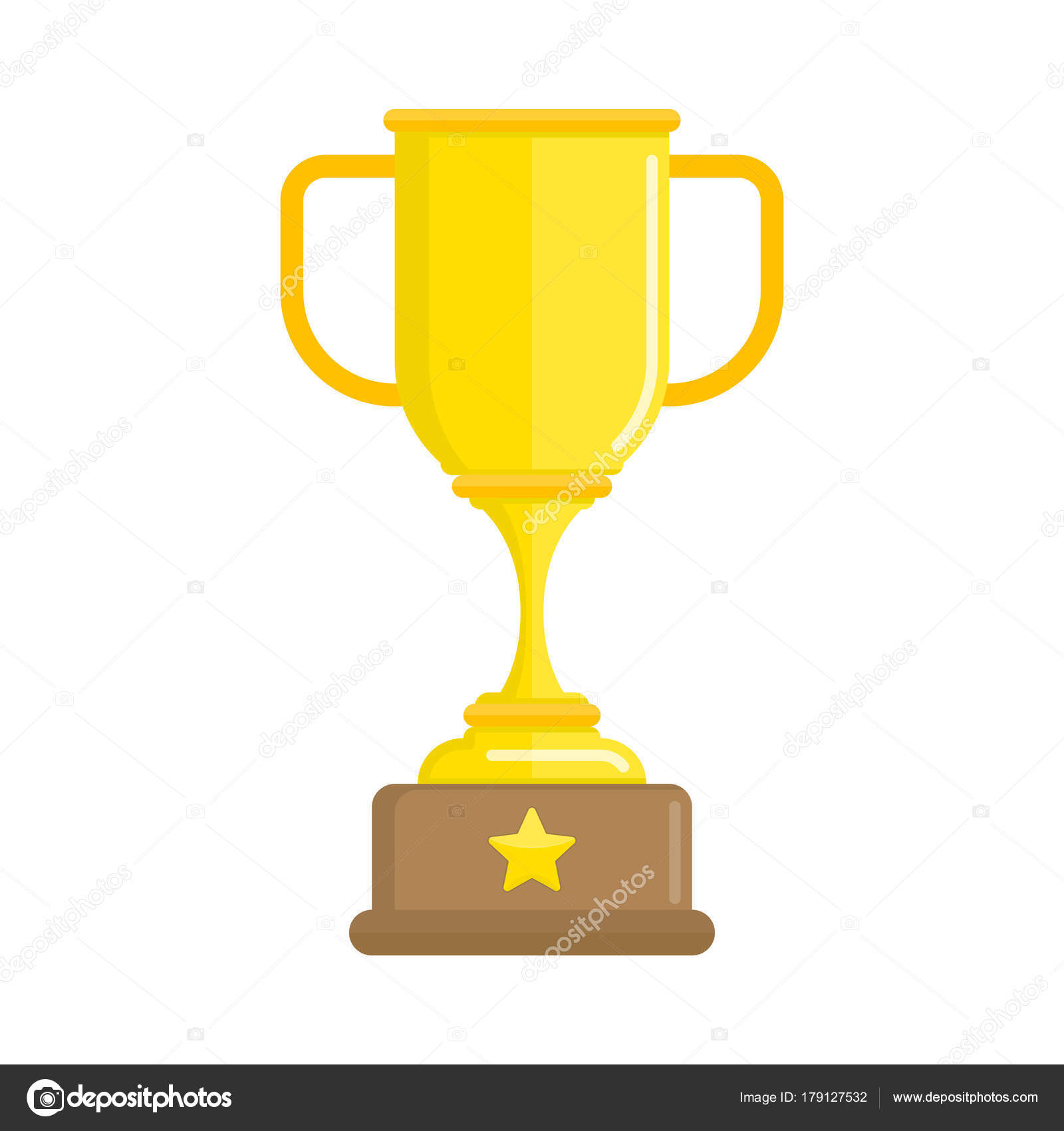 Gold cup illustration. Stock Vector Image by ©art-sonik #179127532