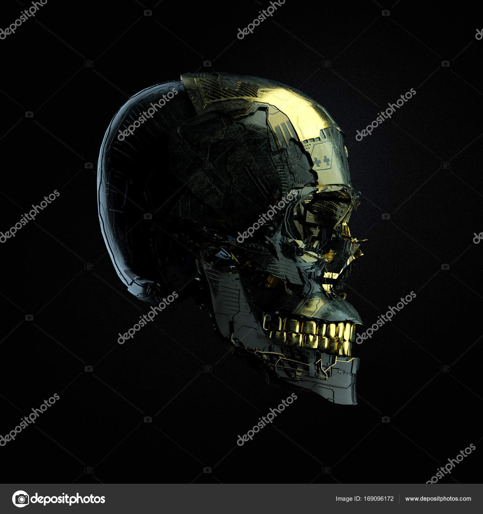 Cyborg Skull