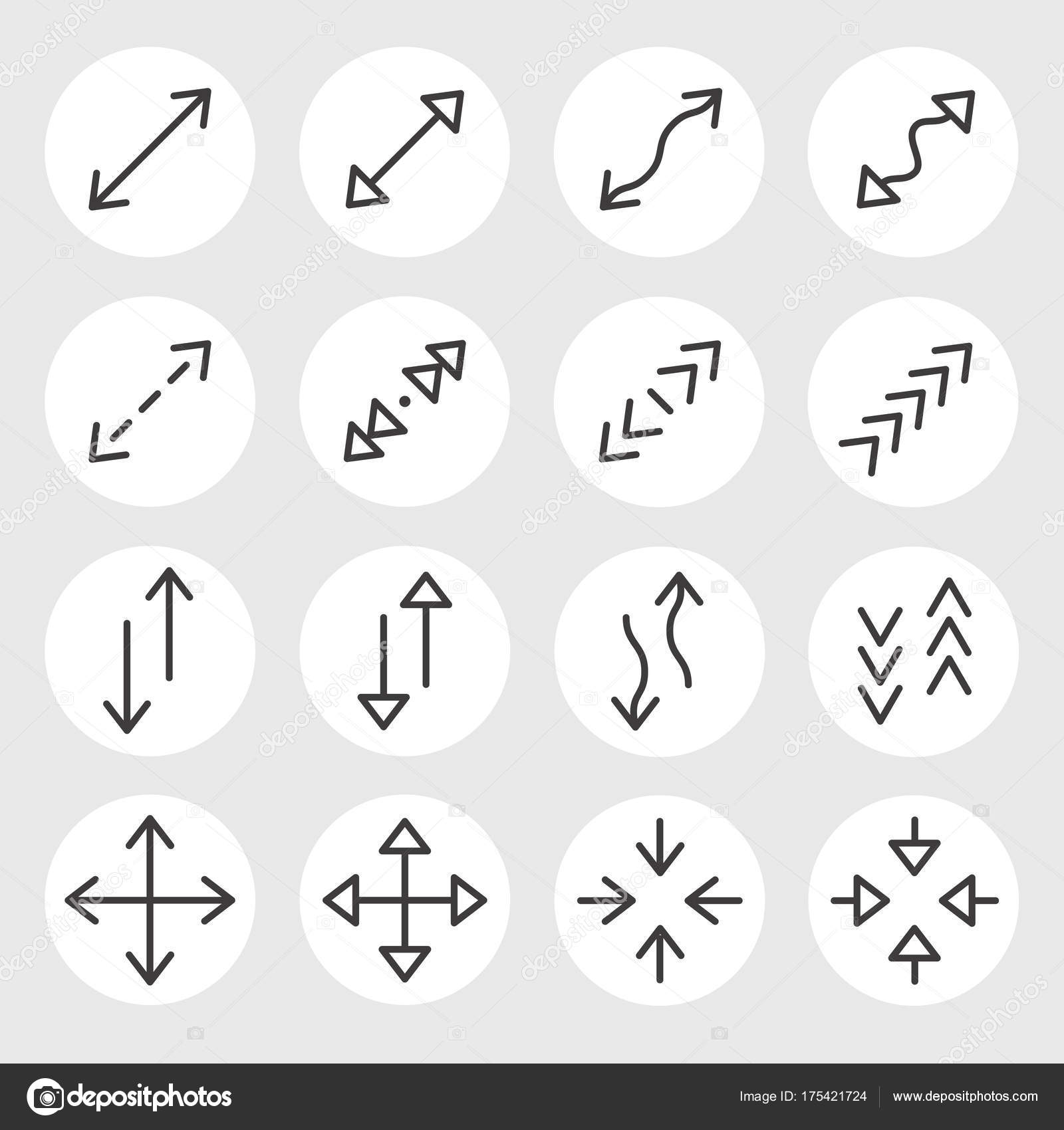 Line icons vector set Stock Vector by ©maxdemax.gmail.com 175421724