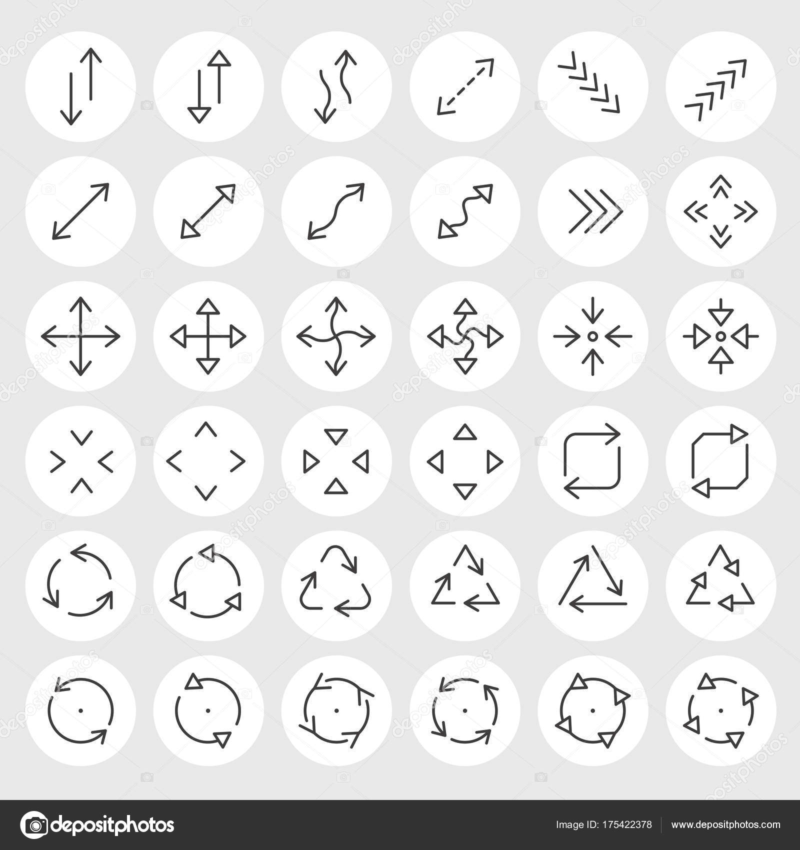 Line icons vector set Stock Vector Image by ©maxdemax.gmail.com #175422378