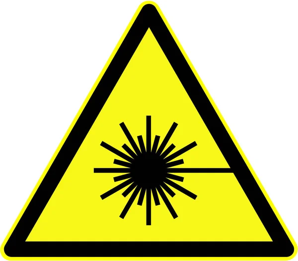 Laser radiation hazard safety danger warning sign sticker label, high ...