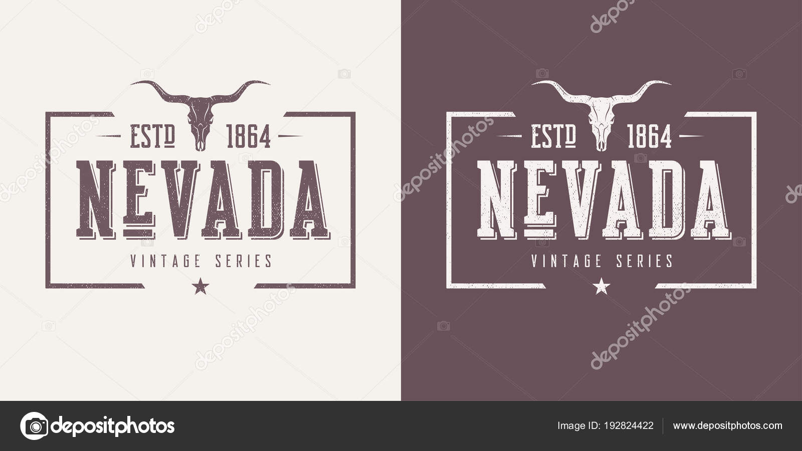 Nevada state textured vintage vector t-shirt and apparel design, Stock ...