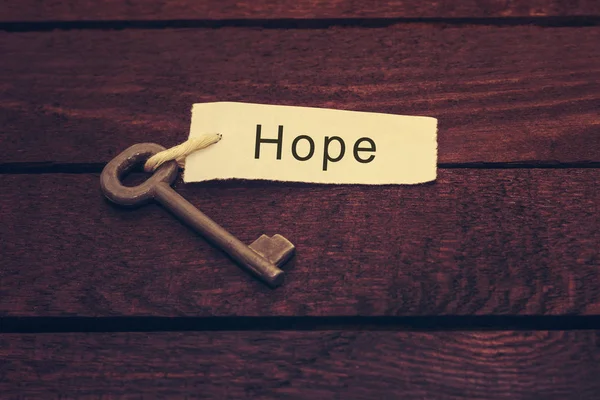 Old key with hope sign Stock Photo by ©orlaimagen 58411079
