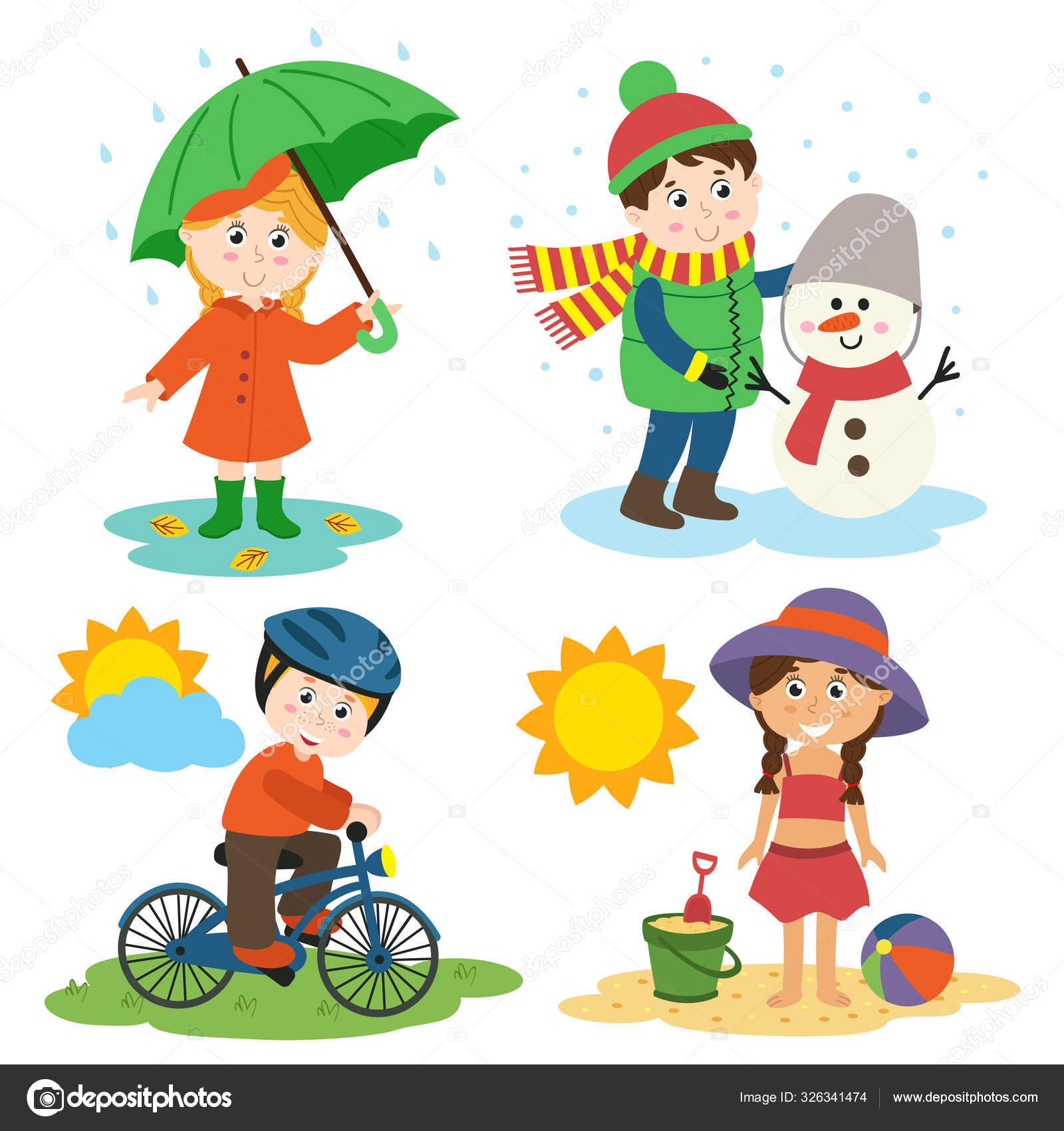 Seasons Clothes Clipart Seasons Clothes Clipart