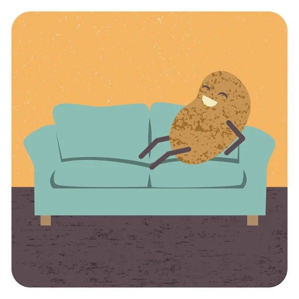 Couch potato Vector Art Stock Images | Depositphotos