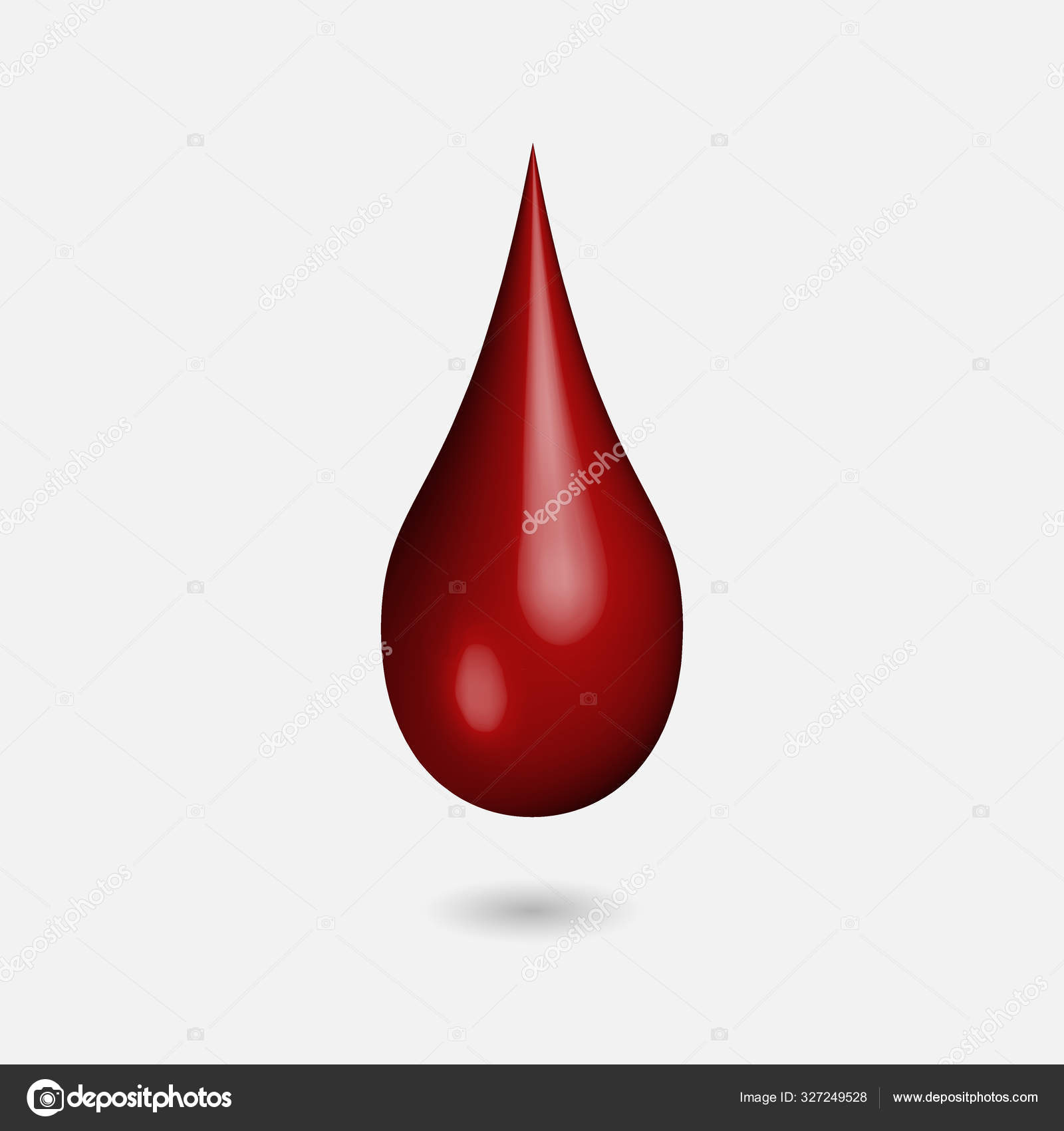 Gota Sangre Vector Vector de stock #327249528 de ©Jazzanna