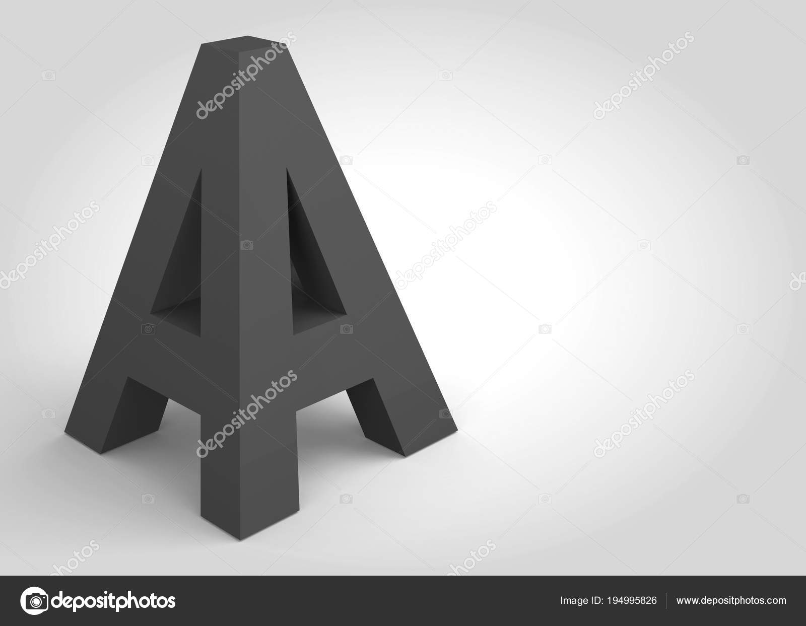 3d Letter A Stock Photo by ©gmac84 194995826
