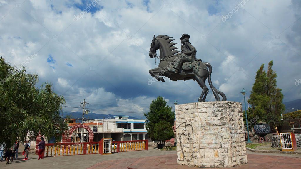 Machachi, Pichincha / Ecuador - 11 de agosto de 2017: Vista del Parque ...