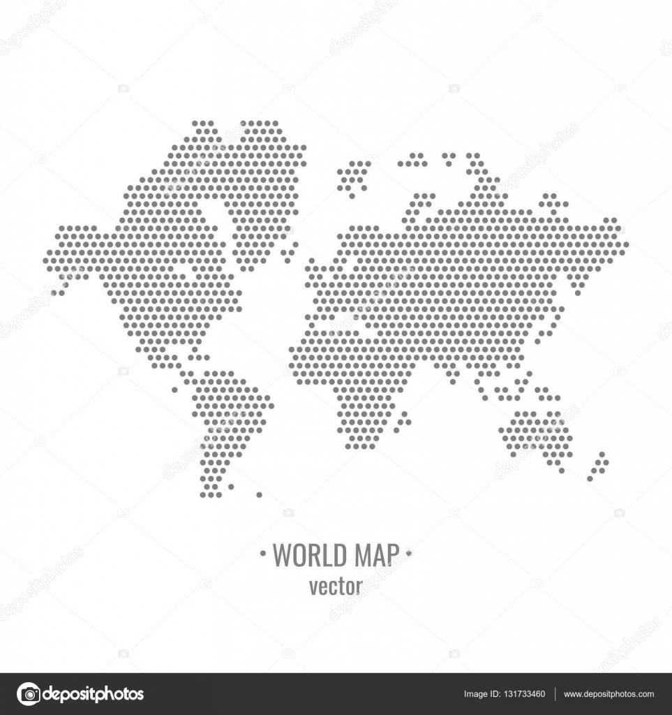 World map vector Stock Vector Image by ©alekseyderin.gmail.com #131733460