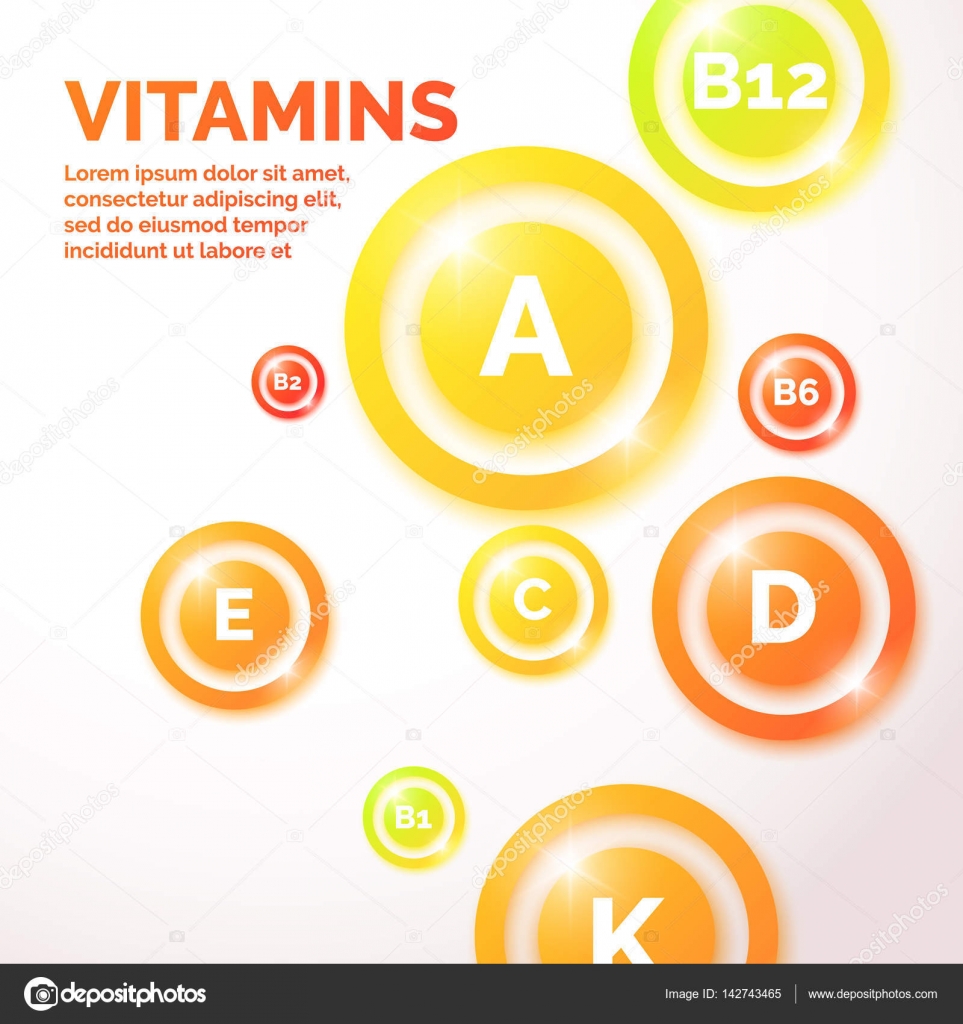 Colourful vitamin background Stock Vector Image by ©alekseyderin.gmail ...
