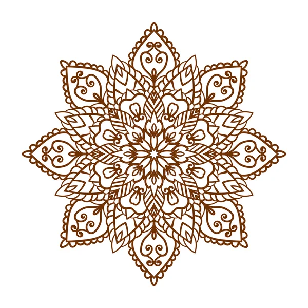Design of cute brown mandala Stock Vector Image by ©mariiasem.outlook ...