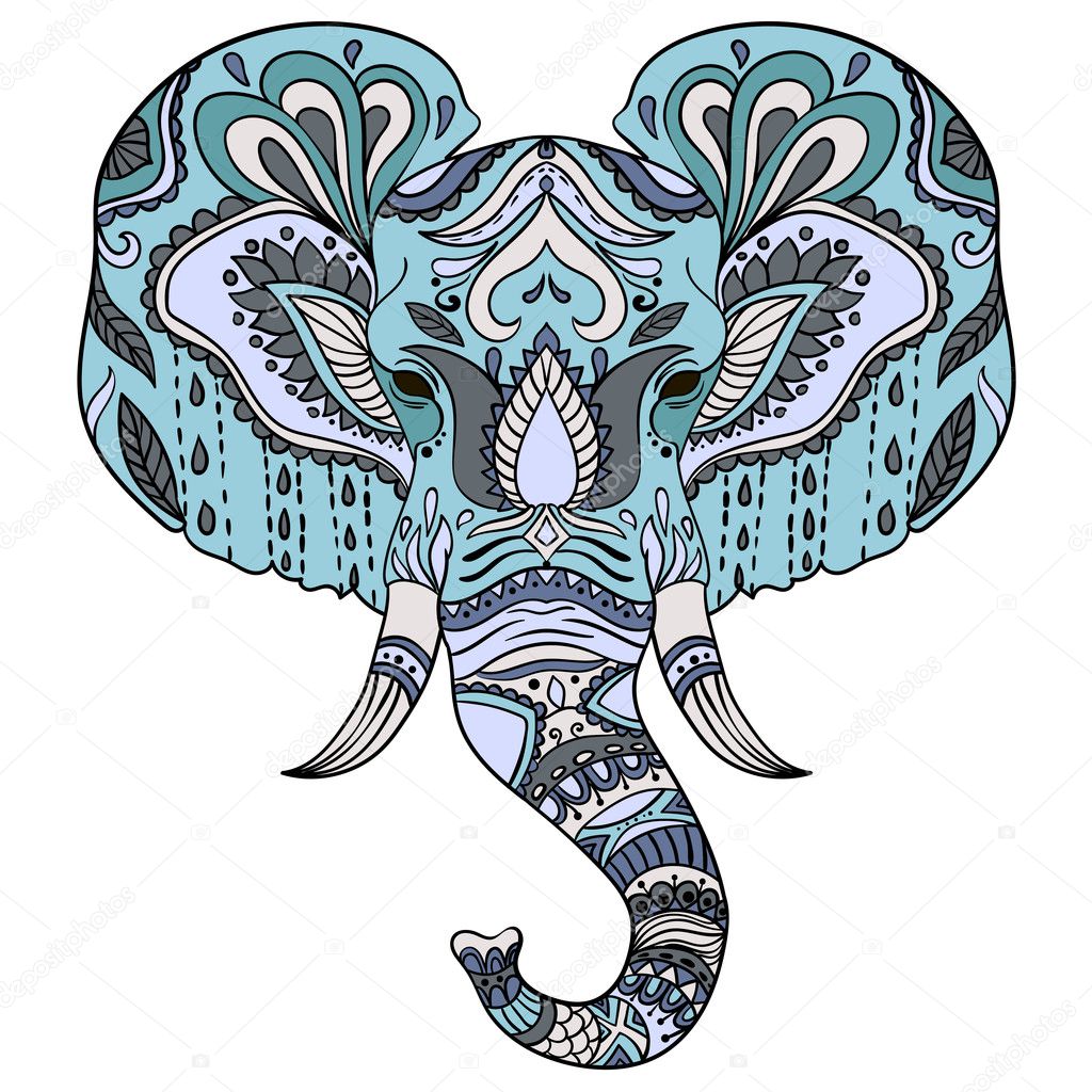 Design of cute elephant Stock Vector Image by ©mariiasem.outlook.com ...