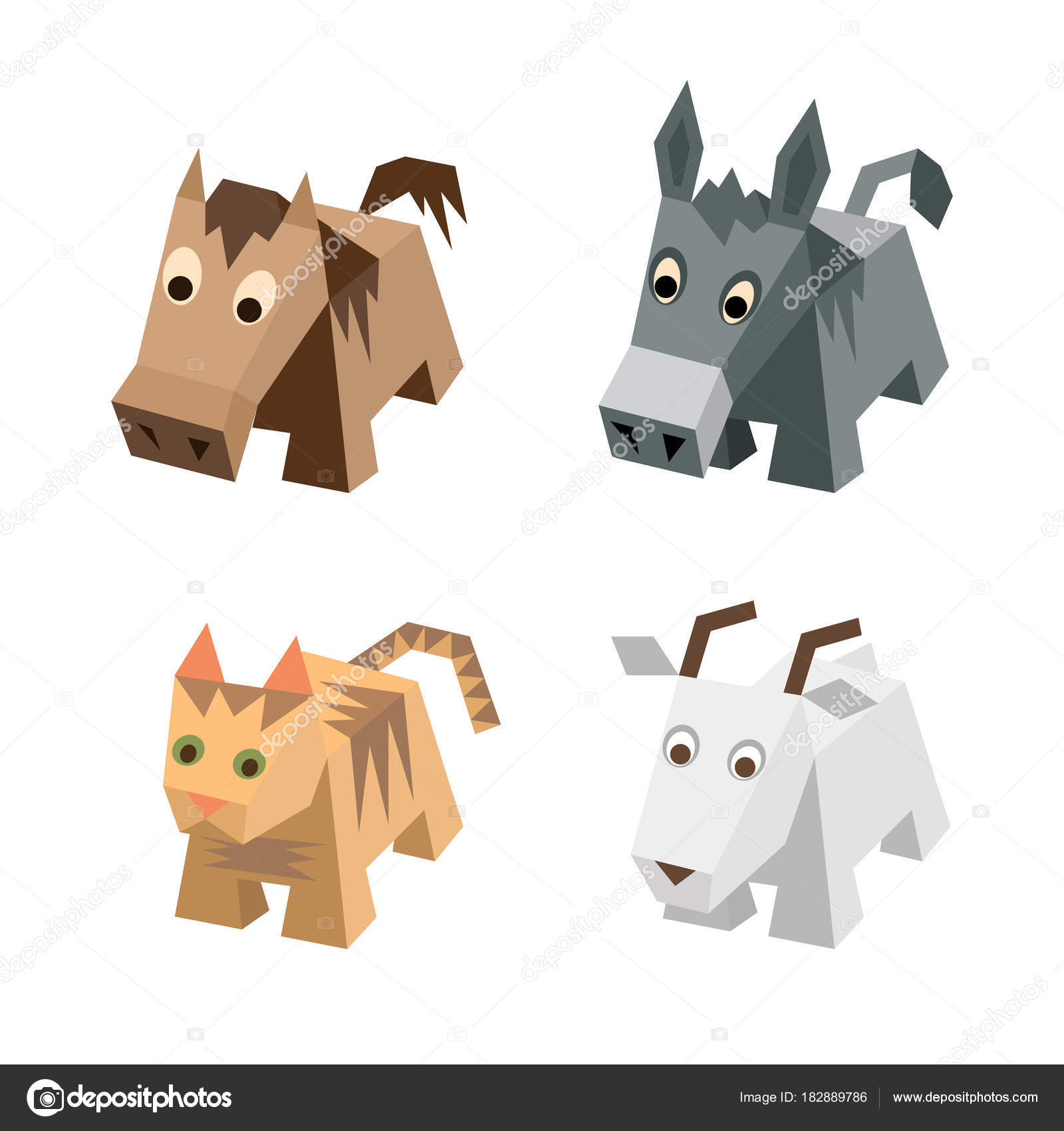 Geometric Animals 3d