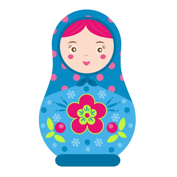 Vector Russian Traditional Matryoshka. Vector Russian Nesting Doll ...