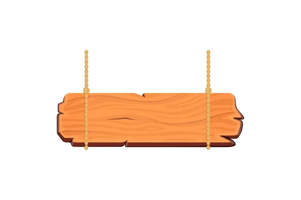 Wood Board Vector Illustration Of Wooden Banner Signpost Signboard