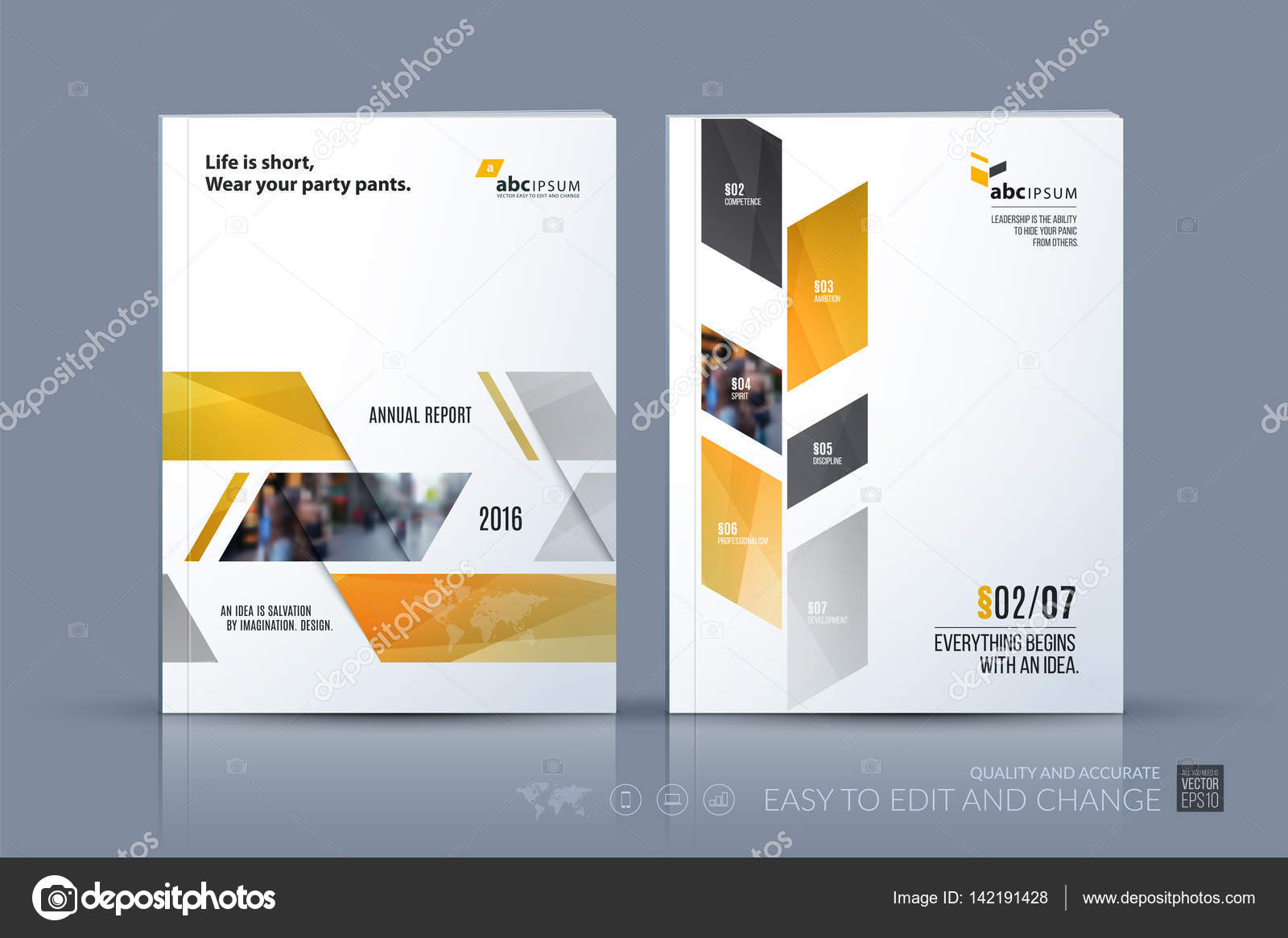 Business vector template. Brochure layout, cover modern design a Stock ...