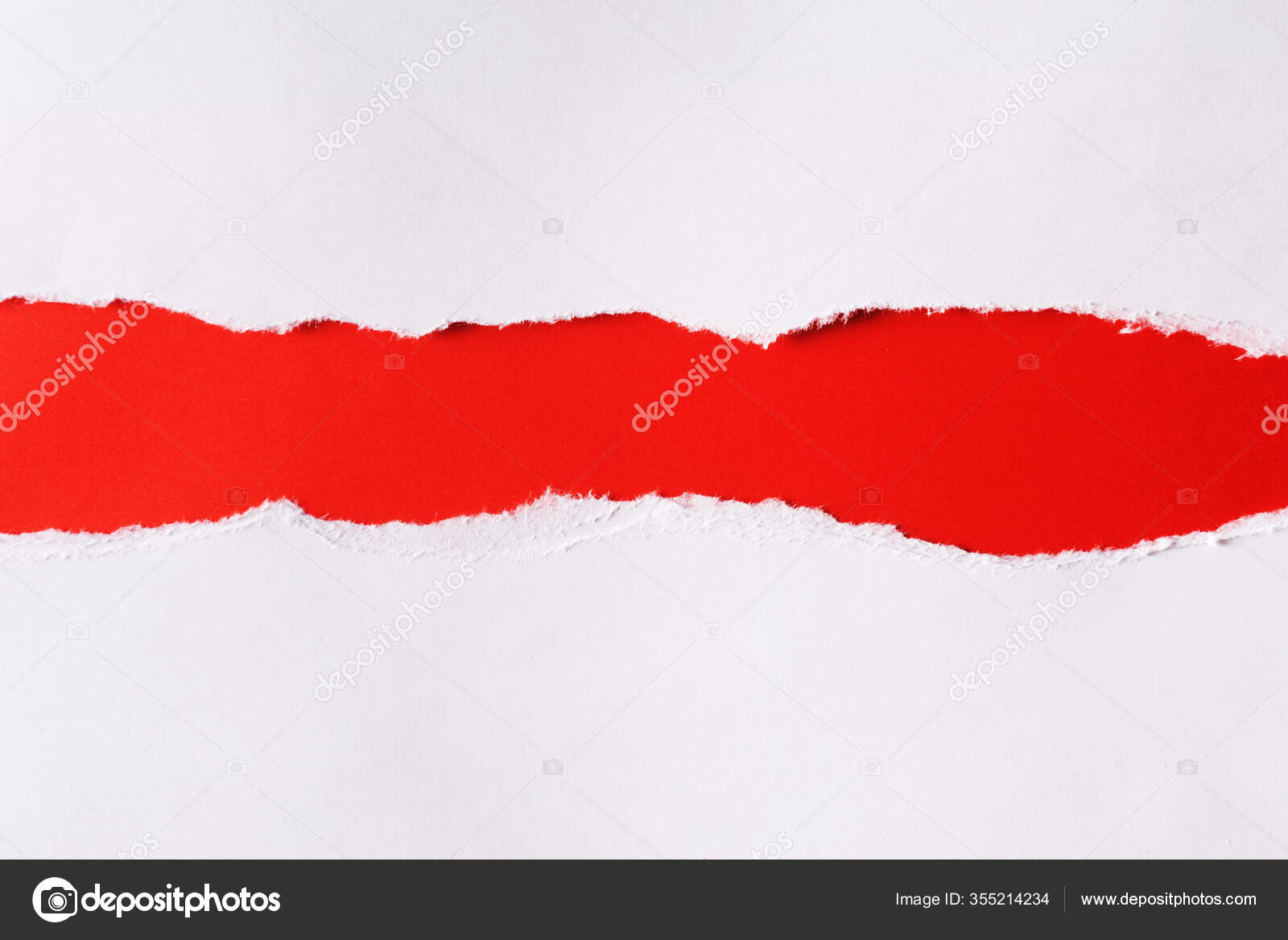 Torn White Paper Texture